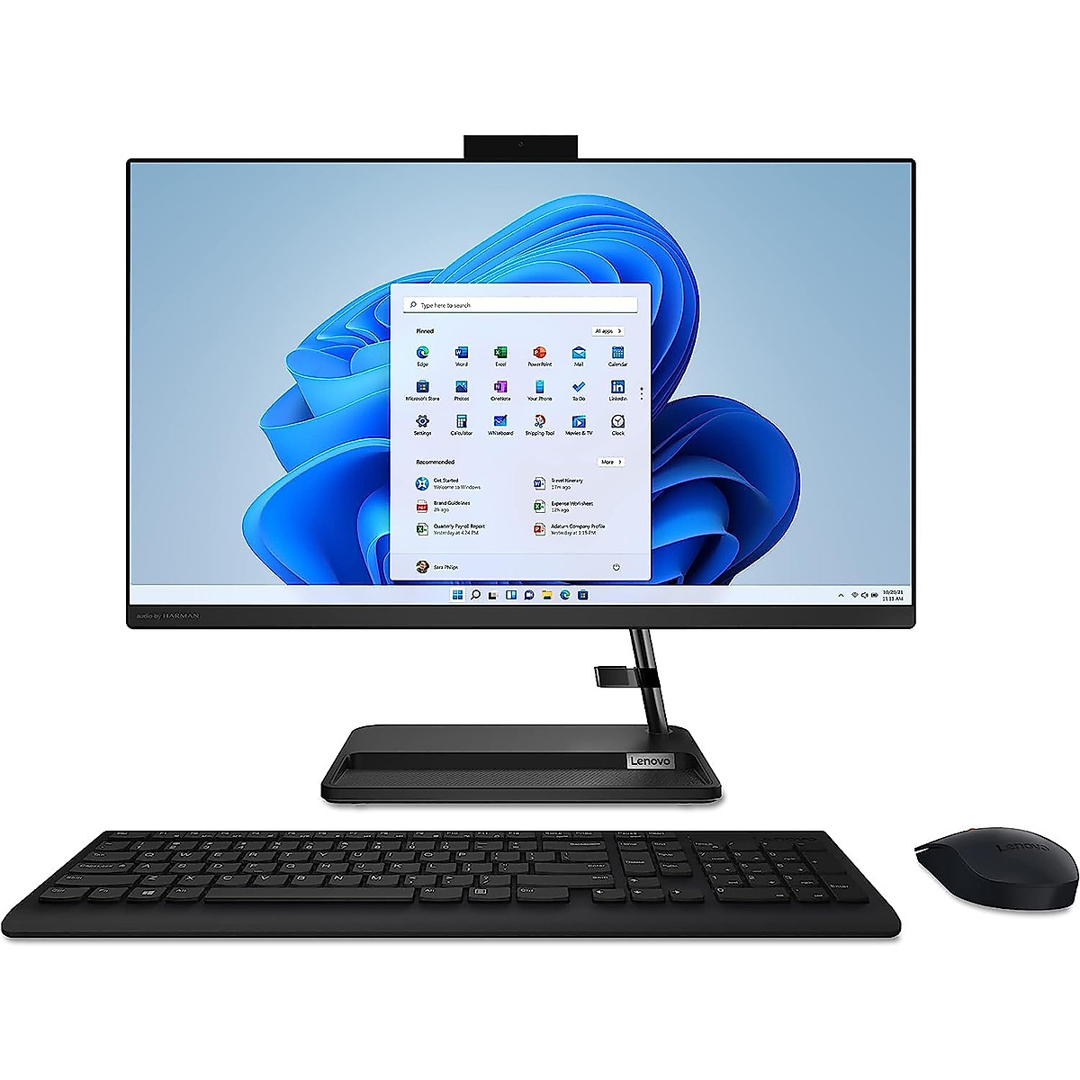 Lenovo IdeaCentre All-in-One Desktop 2023 New, 23.8" FHD IPS, Ryzen 3 5425U 4-Core, AMD Radeon Graphics, 16GB DDR4, 512GB SSD, Wi-Fi, RJ45 LAN, Windows 10 Home, Black, COU 32GB USB
