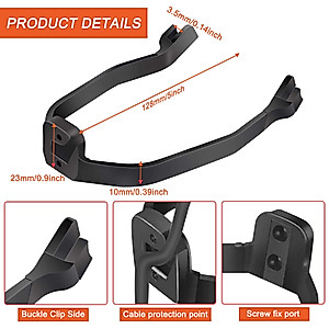 TOMALL Scooter Replacement AccessoriesIncludes Rear Fender Mudguard Bracket Support and Fender Fishtail Compatible for xiaomi M365/ M365 Pro Scooter