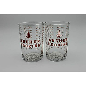 Lovely999 Clear Glass Measuring Cup Bar Tools Jigger Shot Glass 2 x 5 oz