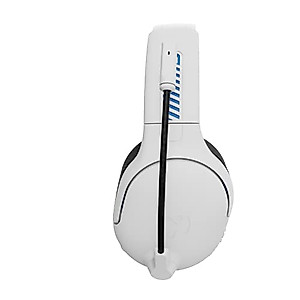 PDP AIRLITE PRO Wireless Power Stereo Gaming Headset with Noise Cancelling Microphone: Compatible with PS5/PS4/PS3 Console/PC, Comfortable Lightweight Headphones, Long Battery Life (Frost White)