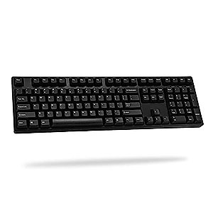 ikbc CD108 V2 Mechanical Keyboard, Cherry MX Blue Switch, Full Size with Mistel PBT Keycaps, Windows/Mac
