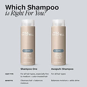 Paul Mitchell Shampoo One, Everyday Wash, Balanced Clean, For All Hair Types, 10.14 fl. oz.