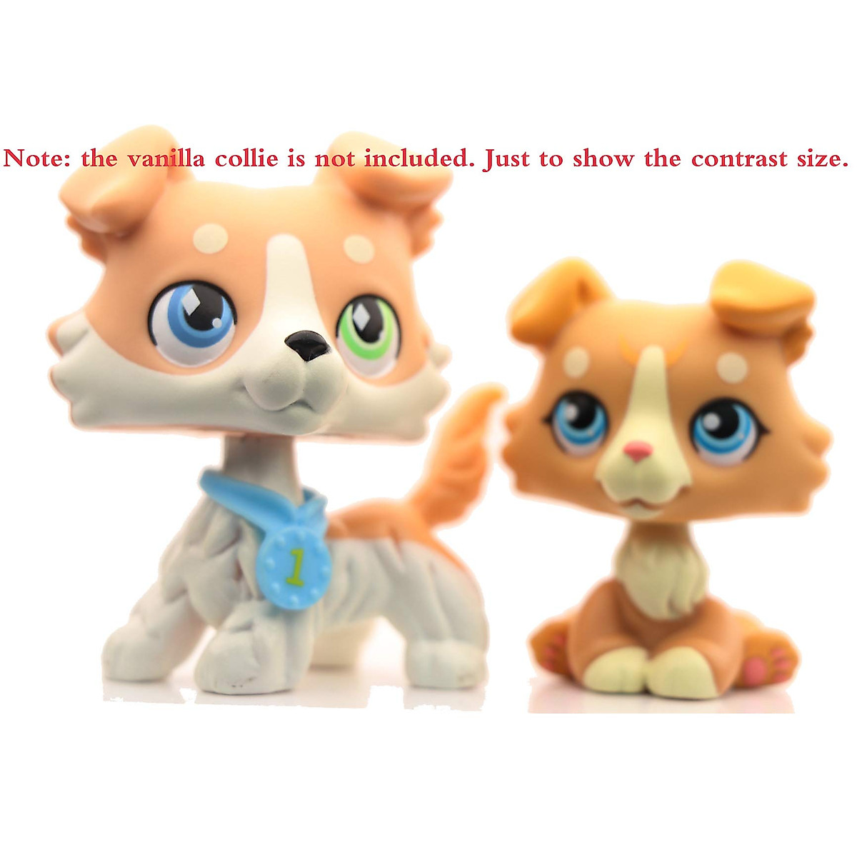 AODERTI Baby for Collie 2452 Yellow Dog 1 Inch Puppy Mini Bobble Head Pet Shop Toys c