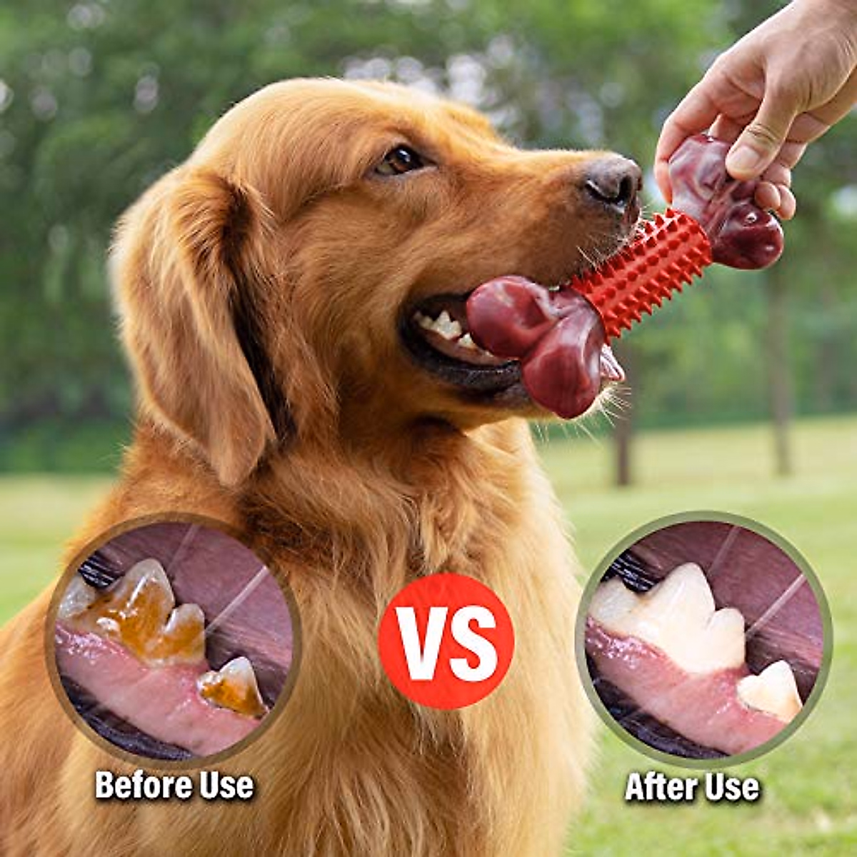 Apasiri Tough Dog Toys for Aggressive Chewers Large Breed, Dog Chew Toys, Durable Dog Toys, Dog Bones Made with Nylon and Rubber, Big Indestructible Dog Toy, Medium Puppy Chew Toys Teething chew Toys