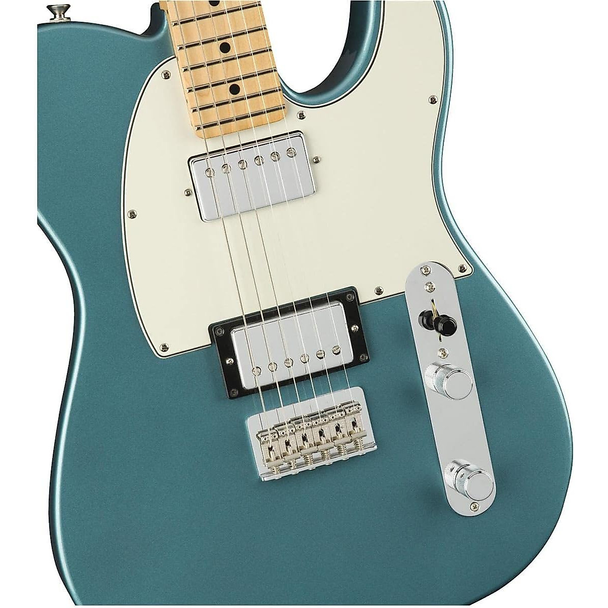 Fender Player Telecaster HH Electric Guitar, with 2-Year Warranty, Tidepool, Maple Fingerboard