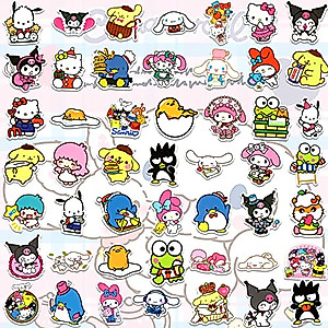 100PCS Cartoon Stickers Kawaii Stickers, Anime Stickers for Kids, Vinyl Laptop Stickers for Water Bottles Anime Stickers for Adults Kids Teens