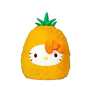 Squishmallow Kellytoy Plush 20" Hello Kitty Pineapple – Fruit Squad Pineapple – Ultrasoft Stuffed Animal Toy Soft Squishy Plush Toy (Pineapple Hello Kitty)