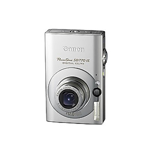 Canon PowerShot SD770 IS 10MP Digital Camera with 3x Optical Image Stabilized Zoom (Silver)