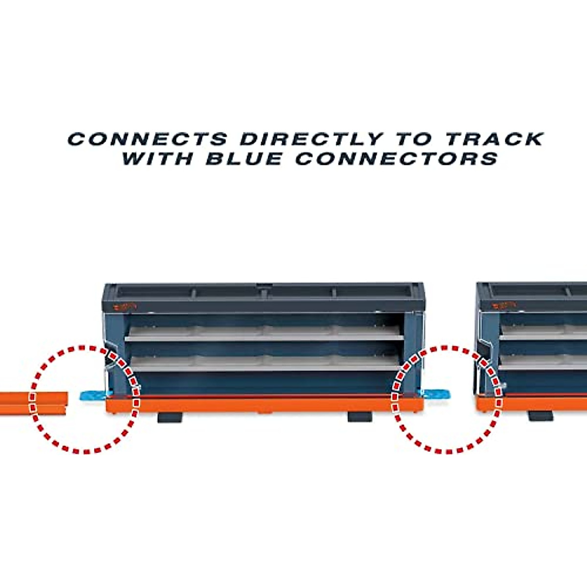 Hot Wheels Race Case with 8 Toy Cars, Interactive Display & Storage for 12 1:64 Scale Vehicles, Connects to Track