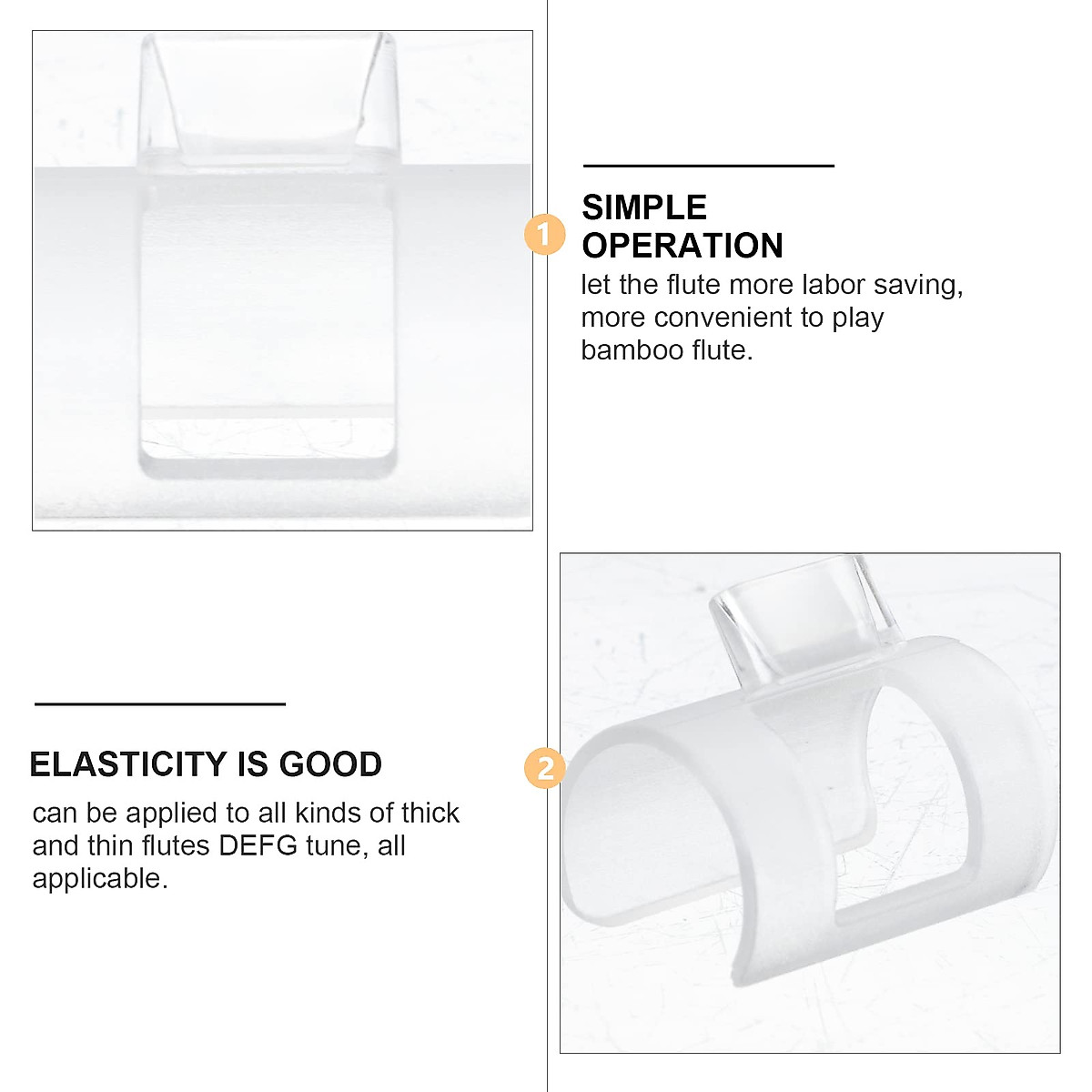 MILISTEN Universal Blow Aid Mouth Creative Flute Trainer Mouth Practical Flute