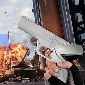 Esimen VR Headset Wall Mount Storage Stand Hook for Oculus Quest 2 Grip Game Gun Pistol Case(White)