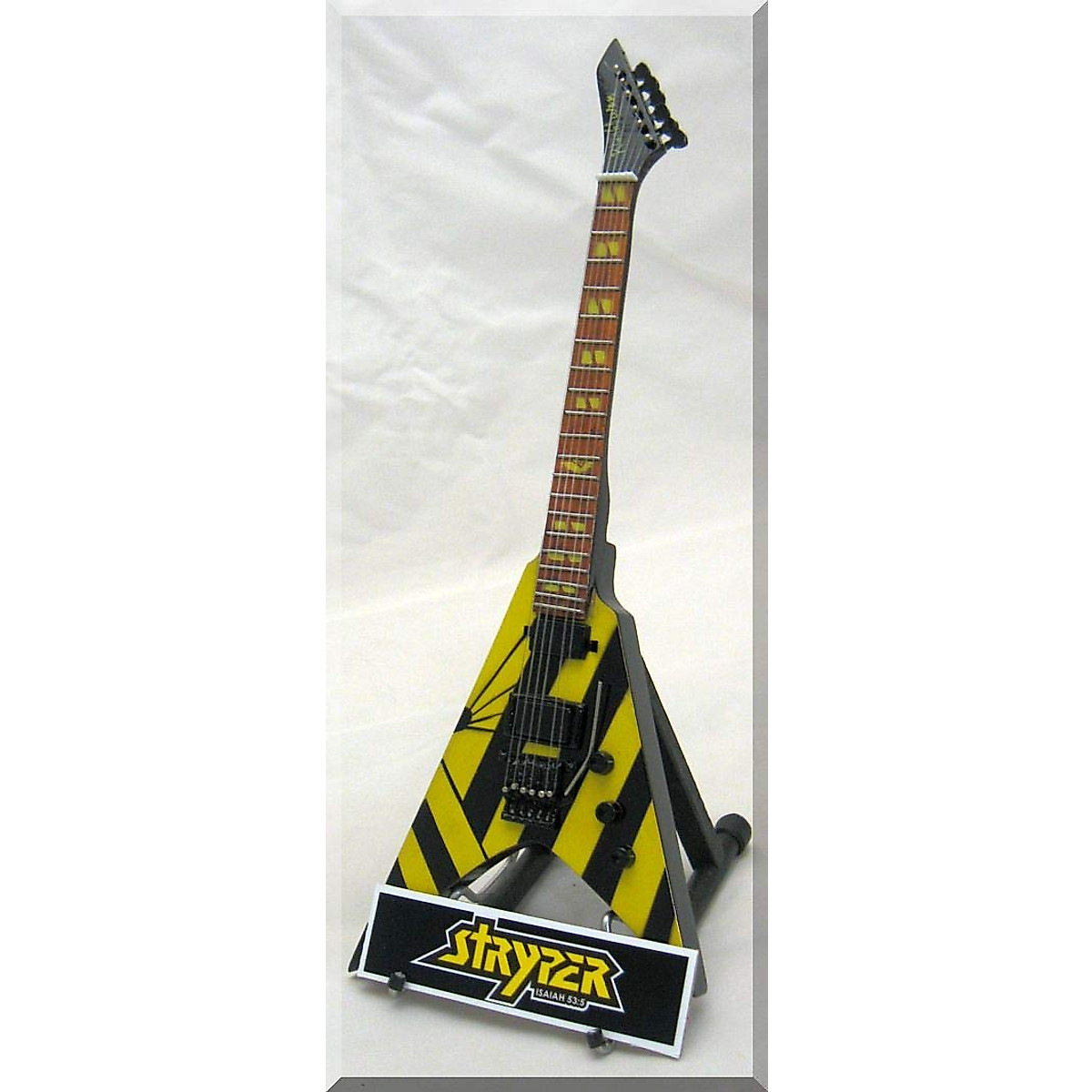ARTSTUDIO35 Michael Sweet Miniature Guitar Stryper w/Name Plate (b)