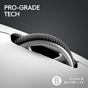 Logitech G PRO X SUPERLIGHT 2 LIGHTSPEED Wireless Gaming Mouse, 8K Polling, Lightweight, LIGHTFORCE Hybrid Switches, HERO 2 Sensor, 888 IPS, 44,000 DPI, 5 Programmable Buttons,USB-C Charging, PC & Mac