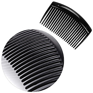 24 Pcs Plastic Hair Side Combs French Twist Comb with 23 Teeth Fine Hair Clips Decorative Hair Combs for Women