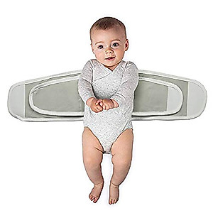 CoRui Over 2 Months Baby Simple Swaddle Newborn Belly Protector with Sleep Bag,Adjustable Arms Safe Sleeping Swaddle Wrap,Four Seasons