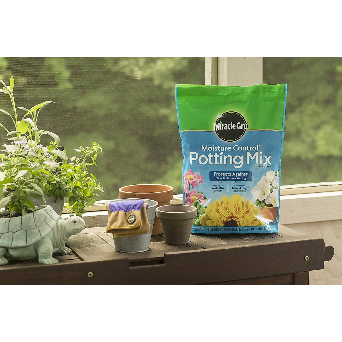 Miracle-Gro Moisture Control Potting Mix 2 pack