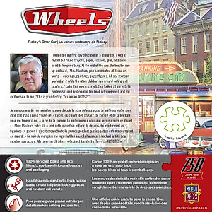 MasterPieces 750 Piece Jigsaw Puzzle for Adults and Family - Ricky's Diner Car - 18" x 24"