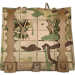 Grey Ghost Gear 1051-5 Double 7.62 Mag Pouch Laminate - Multicam