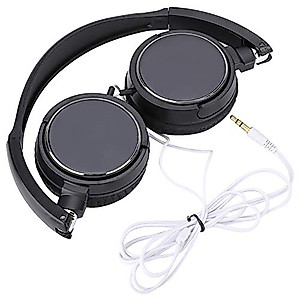 Over-Ear Headphones, Foldable Compact Wired Headset, Easy to Adjust/Sports/Lightweight Stereo HiFi Music Headphone Support TF Card