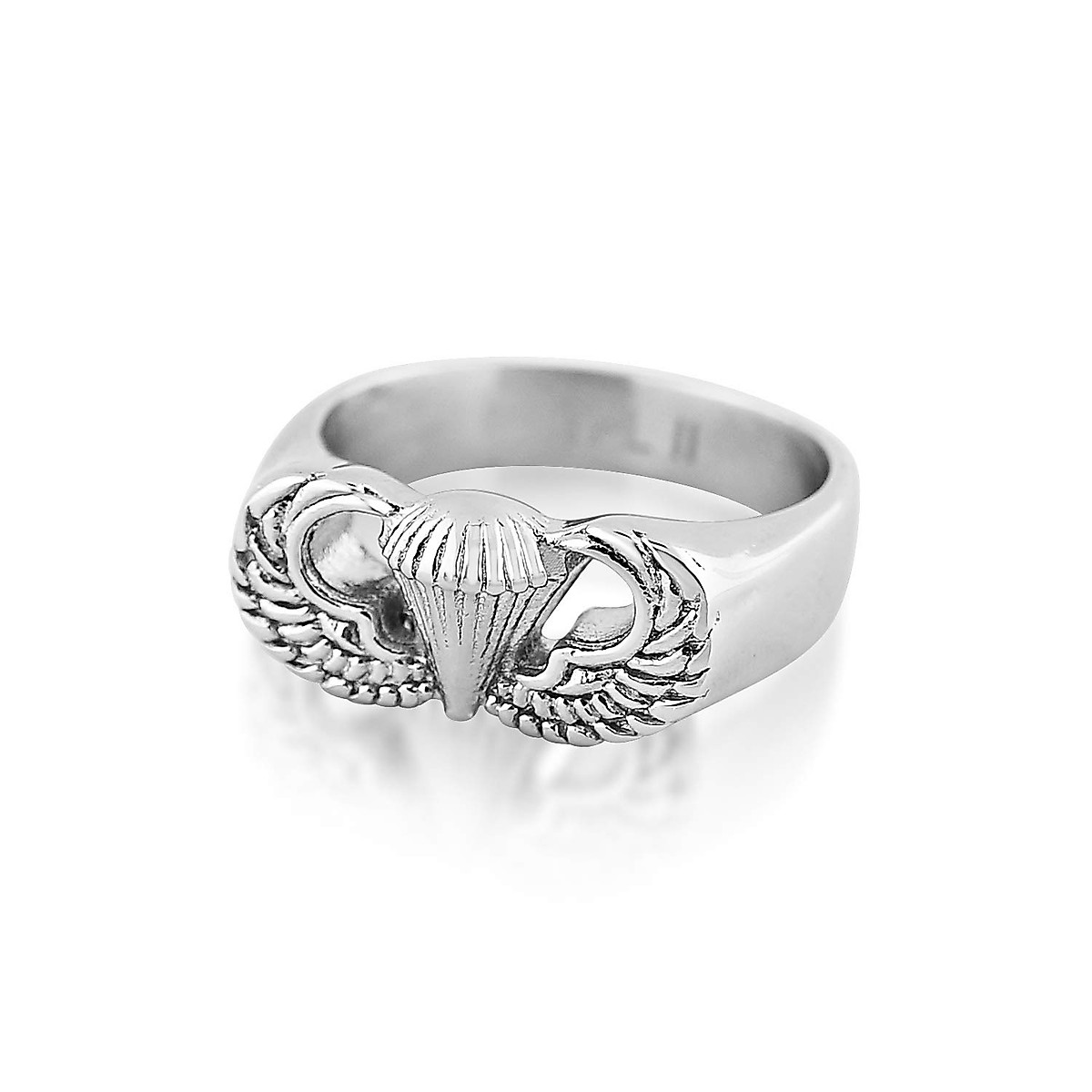 Basic Parachutist Badge US Army Parachutist Airborne Jump Wing Ring (10)