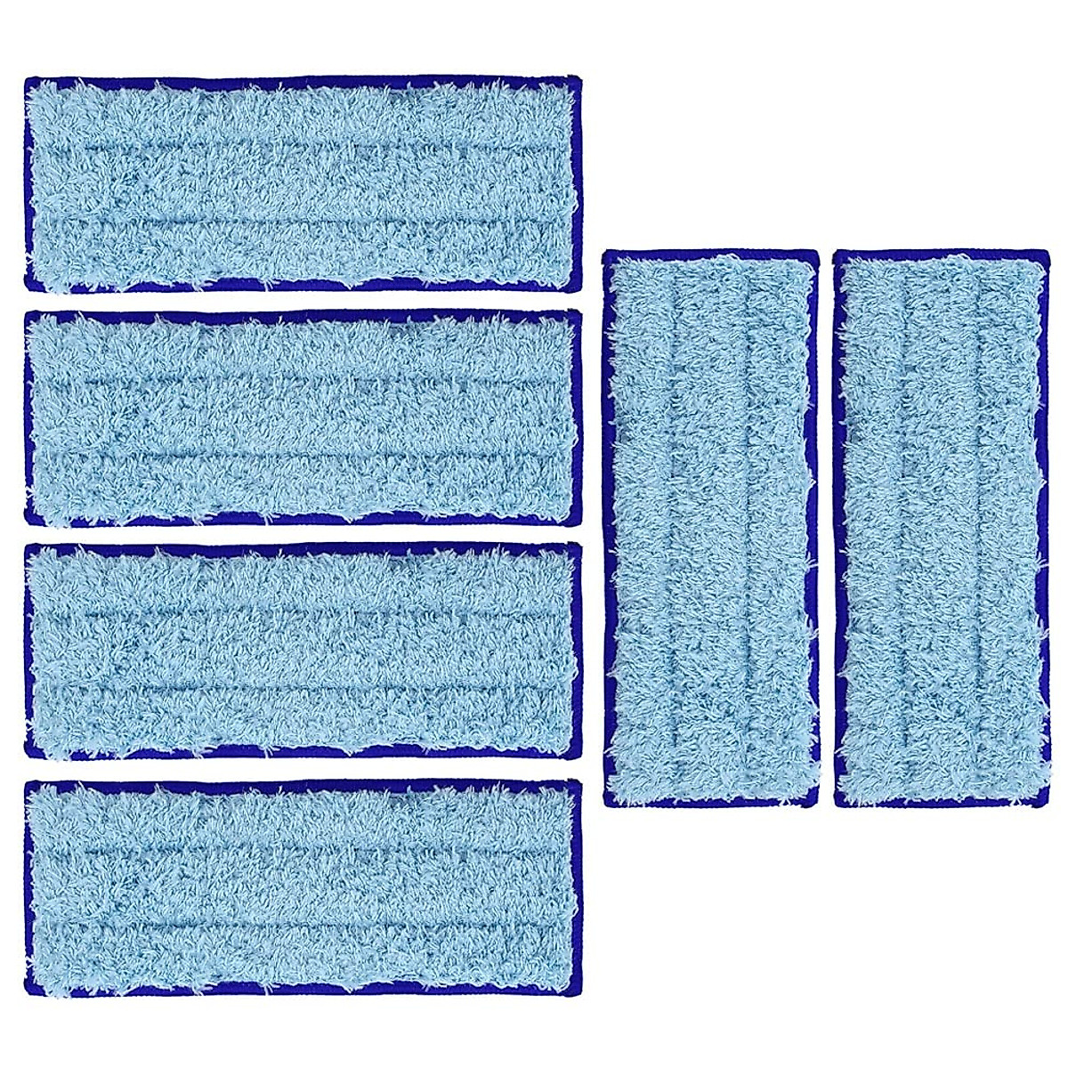 Neutop Replacement Washable & Reusable Wet Mopping Pad Compatible with iRobot Braava Jet 240, 241, 244, 245, 250 Robot Mops, Blue, 6-Pack.