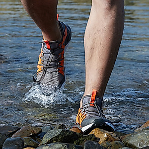 RAX Men's Quick Drying Slip-Resistent Aqua Water Hiking Shoes(10 US)