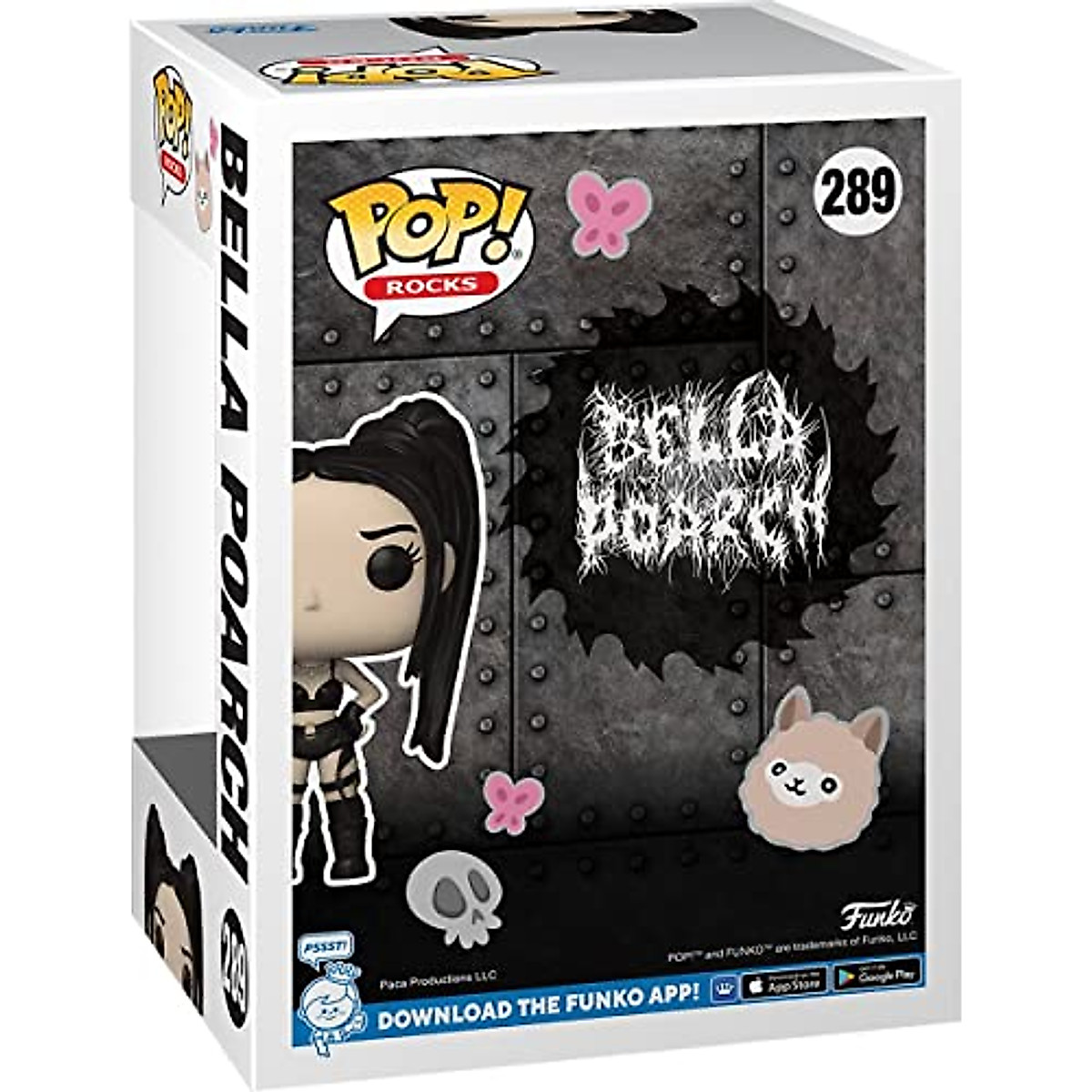 POP Rocks: Bella Poarch Funko Rocks Vinyl Figure (Bundled with Compatible Box Protector Case), Multicolor, 3.75 inches