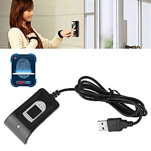 Eatbuy Fingerprint Reader, Compact USB Fingerprint Reader Scanner Reliable Biometric Access Control Attendance System