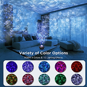 Star Projector, Galaxy Projector for Bedroom with Night Light Bluetooth Speaker&Remote for Room Decor, Works with Alexa＆Smart App, Christmas Gifts for Kids Women Man
