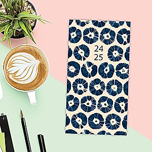 Willow Creek Press Indigo 2-Year January 2024 - December 2025 Monthly Pocket Planner (3.5" x 6.5")