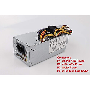 Zoravson FR610 WU136 PW116 67T67 RM112 R224M 235W Power Supply Replacement for Dell Optiplex 580 760 780 960 980 SFF Systems, Model Numbers H235P-00 L235P-01 L235P-00 H235E-00 F235E-00 L235ES-00