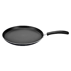 PRC Online Retail Dosa Pan/Non Stick Dosa Tawa Size- 300 mm,Thickness- 2.4mm / dosa tawa/dosa tawa non stick/dosa pan indian/dosa pan non stick,Color : Black and Brown