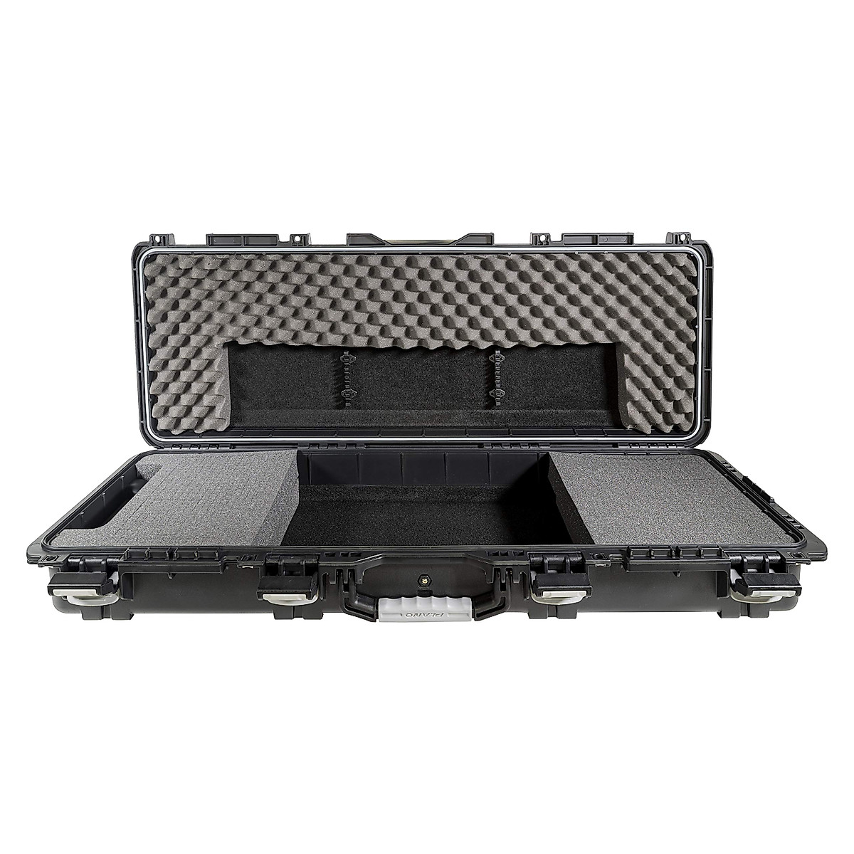 Plano Field Locker Element 44" Bow Case, Black with Gray Accents, Wheeled Archery Case Storage, Airline Approved, Waterproof Dri-Loc Seal