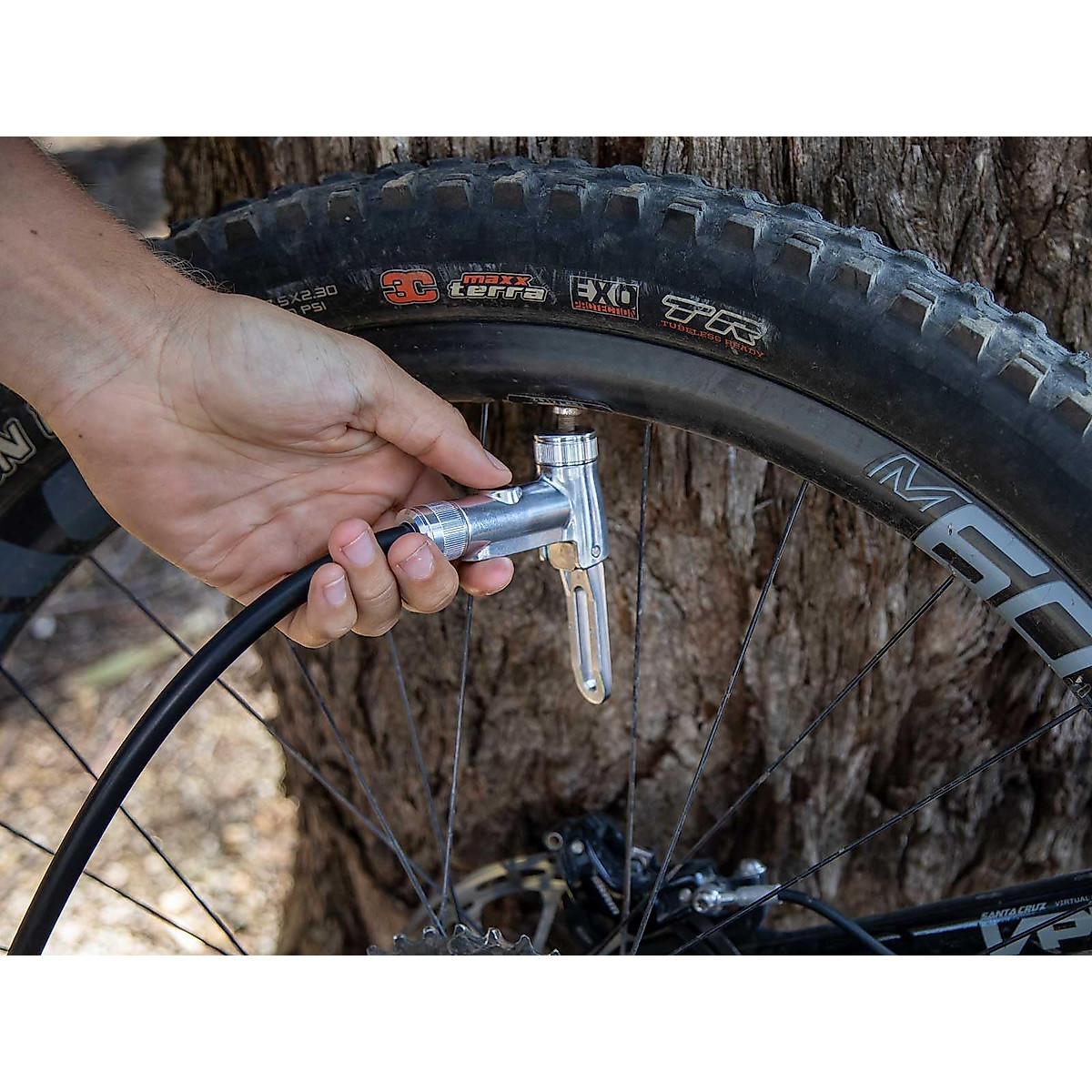 Topeak JoeBlow Twin Turbo Floor Pump Black2, One Size,Silver