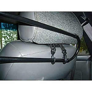 The ZooKeeper Vehicle Pet Barrier: Adjustable Universal for Cars, Trucks, SUVs – Moves with Your Vehicle Seats. Tilt. Slide. Recline. Easy Install Dog Car Gate - Strong Metal Tubing Gate Divider