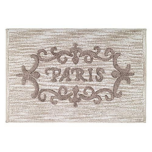 Avanti Linens - Bathroom Rug, Paris Inspired Rug for Kitchen or Mudroom (Paris Botanique Collection)