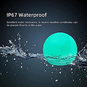 megastar 2Packs Pool Lights, 3-Inch Floating Pool Accessories, LED Orb Lamp, Rechargeable Hot Tub Lights, Remote Control, Home Party Christmas Decoration