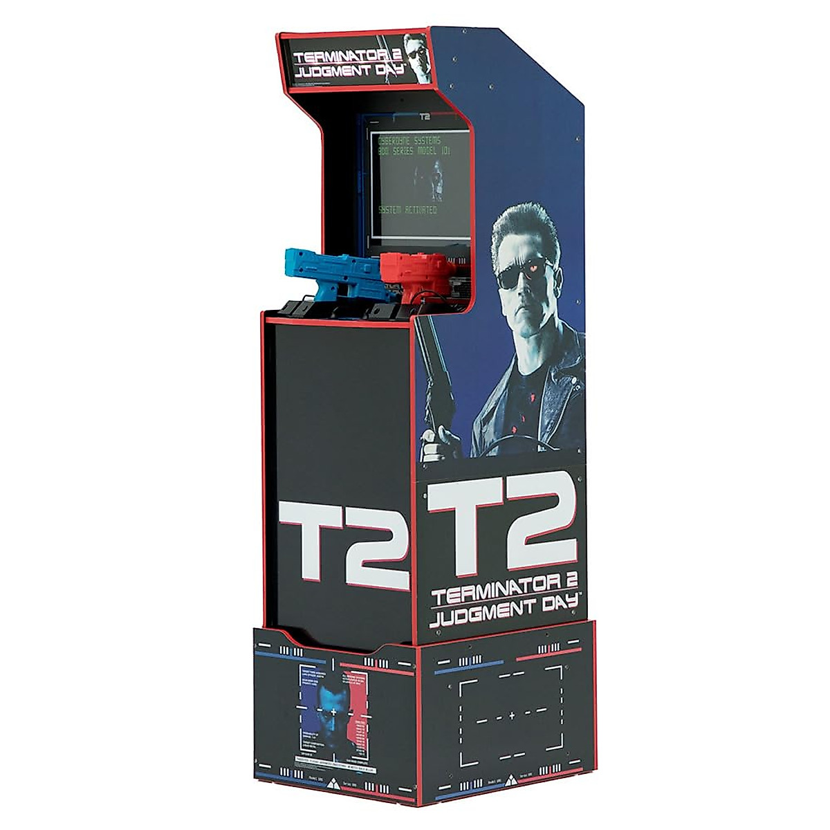 Arcade1UP Terminator 2™ Arcade Cabinet with Riser Black, Black, One Size