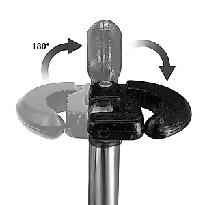 QYQRQF Adjustable Basin Wrench, 11" Adjustable Tap Nut Spanner Telescopic Basin Spanner for Fixing Back and Union Nuts Under Sink (3/8-1 in.)