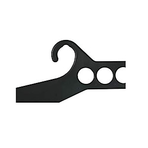 NAHANCO BRDSB Large Garment Rack Divider, Black (Pack of 25)