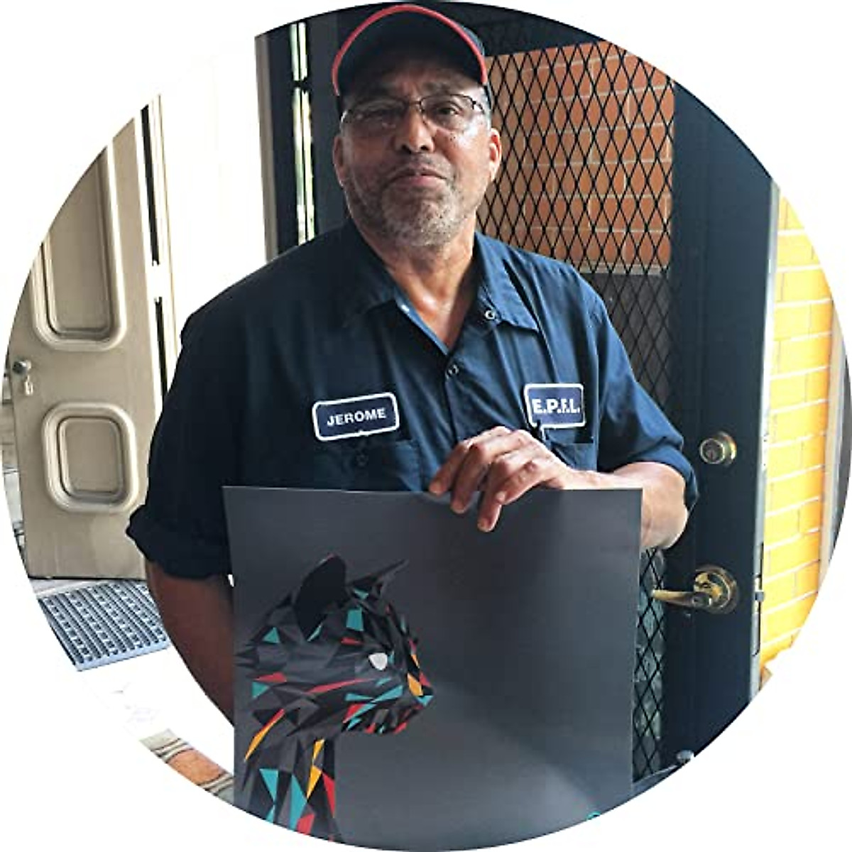 Minu noir Poster print