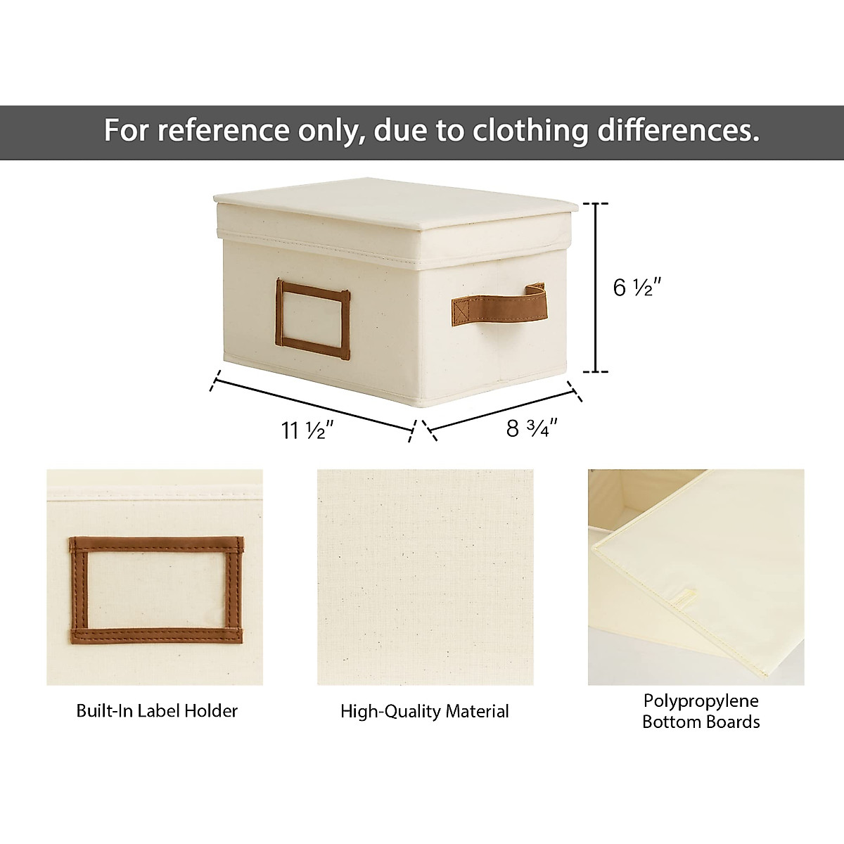 StorageWorks 3-Pack Decorative Storage Baskets with 2-Pack Narrow Storage Bins