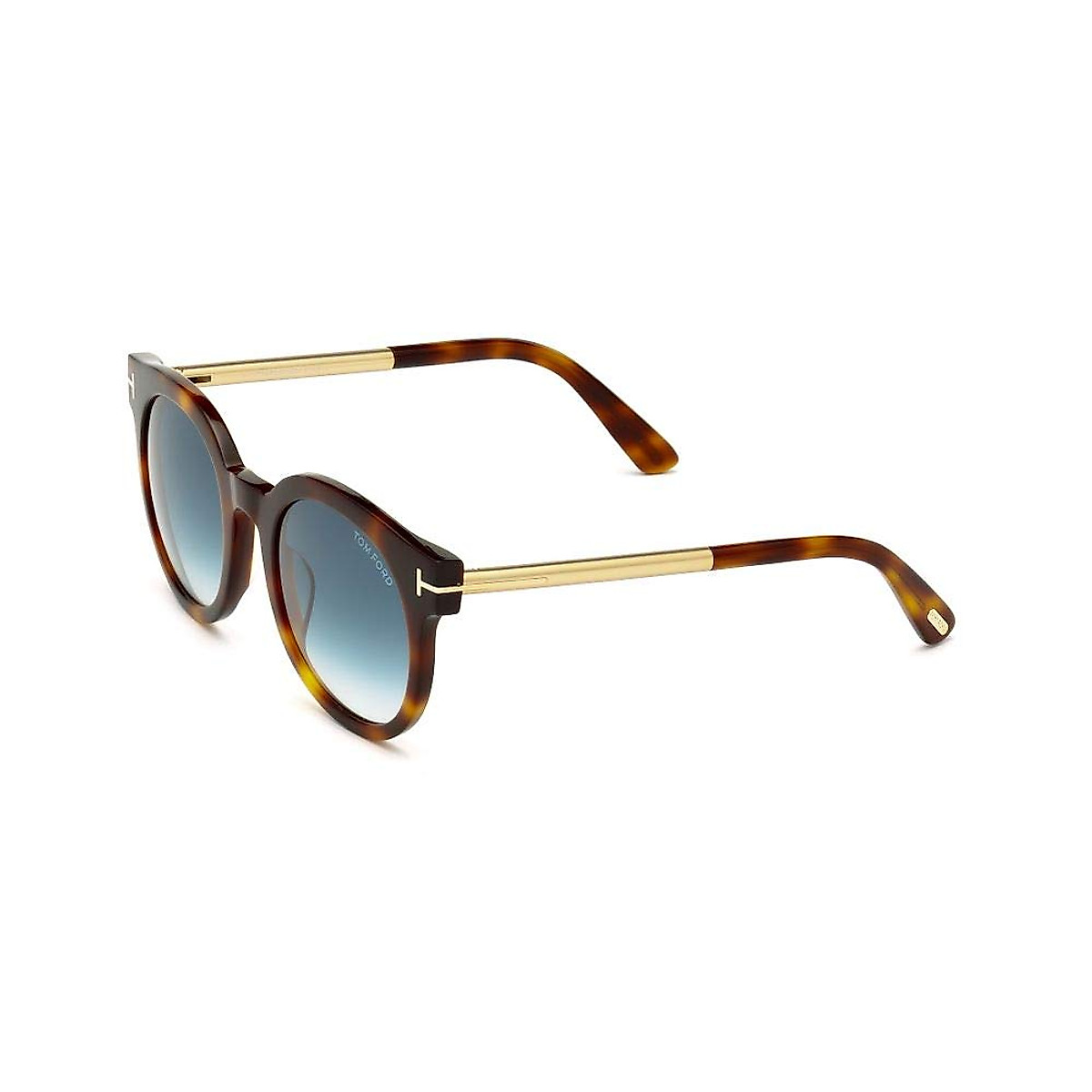 Tom Ford Sunglasses - FT0435 Janina 52P - Havana/Gradient Blue (51/22/140)
