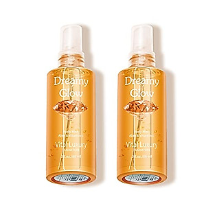 Vital Luxury Body Mist Set, Travel Size Spray Bottle, Long Lasting Perfume Gift Sets, Fragrance Mist for Men & Women, Dreamy Glow, Pack Of 2, 3 Fl Oz Each
