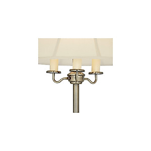 Regency Hill Montebello Traditional 59" Tall Standing Floor Lamps Set of 2 Lights Candelabra 4-Light Gold Metal Antique Brass Finish Living Room Bedroom House Reading Office Home Decor Entryway