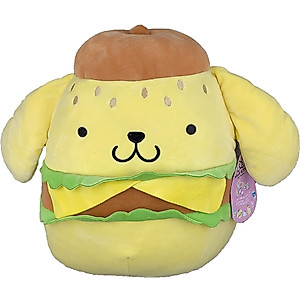 SQUISHMALLOW KellyToys - Sanrio® Hello Kitty® and Friends Squad - 12 Inch (30cm) - Burger Pompompurin™ - Super Soft Plush Toy Animal Pillow Pal Buddy Stuffed Animal Birthday Gift