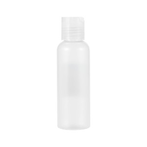 Daylogic Disc Bottle, Container For Shampoo, Conditioner, & Lotion, Clear, Plastic Bottles, Disc Top Cap, Refillable & Reusable, TSA Approved, Travel-Friendly & Multipurpose, 3 oz., 1 Count