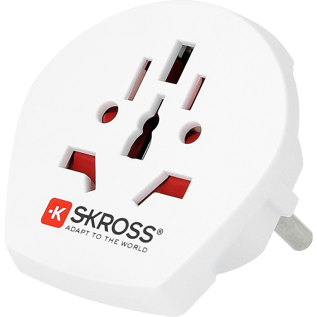 Skross PRO World Travel Adapter With Ground Plugs
