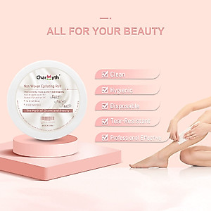 Charmyth Wax Strips Epilating Roll Non Woven Disposable for Body & Face 60 Yard Hair Removal Waxing Strips