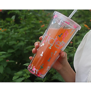 EdirbMy Plastic Bride Glitter Tumbler, 24oz Confetti Tumbler Cup with Lid and Straw,Bridal Shower Bride To Be Gift,Bachelorette Party Cups,Engagement Party and Wedding Gifts